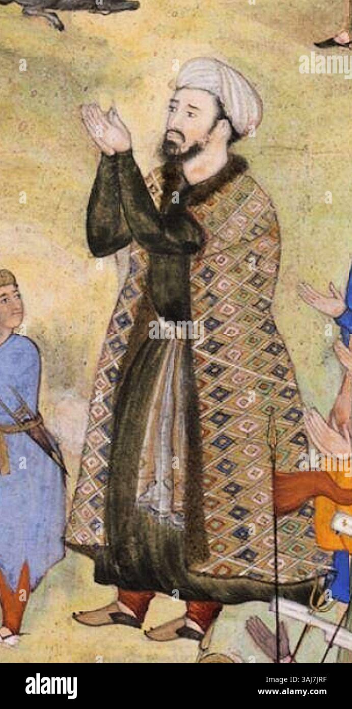 This 1589 painting captures Ataga Khan, the Prime Minister of Mughal ...