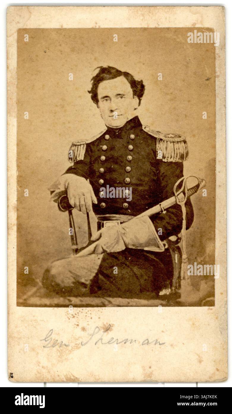 A photograph of Thomas West Sherman, taken between 1861 and 1865 ...
