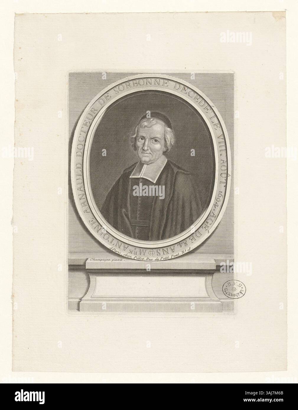 This print by Philippe de Champaigne commemorates the death of Antoine ...