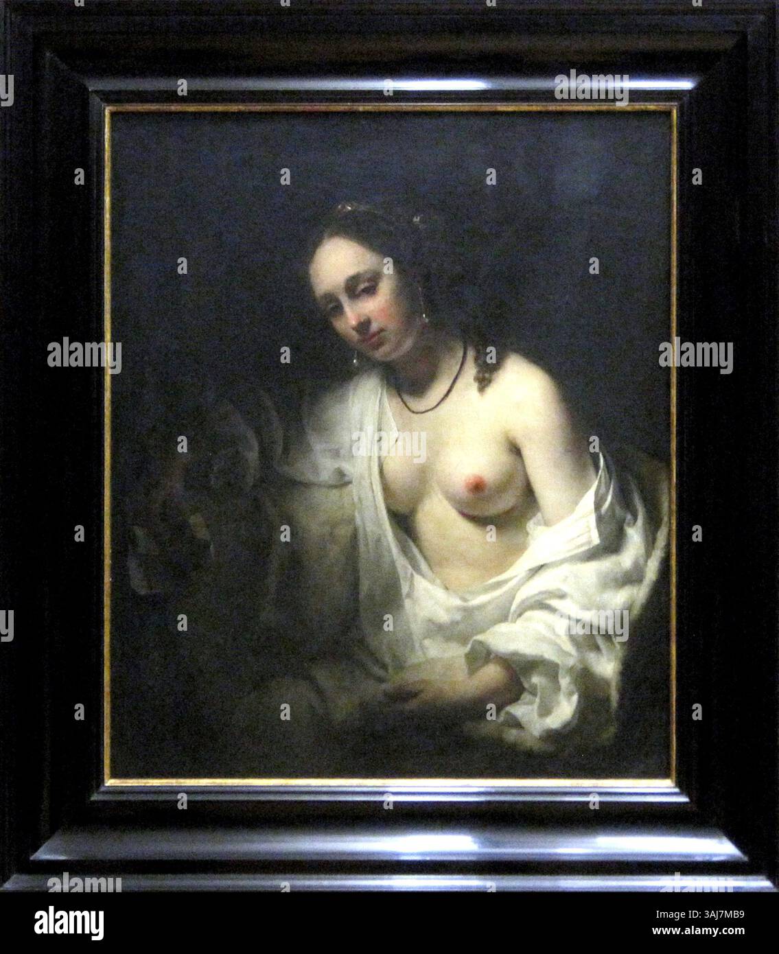 This 1654 painting by Willem Drost portrays Bathsheba holding King David's letter. A significant ...