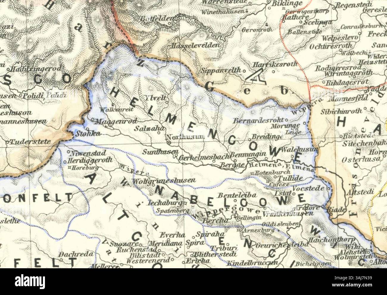This map from the 'Spruner-Menke Handatlas' shows the regions of ...