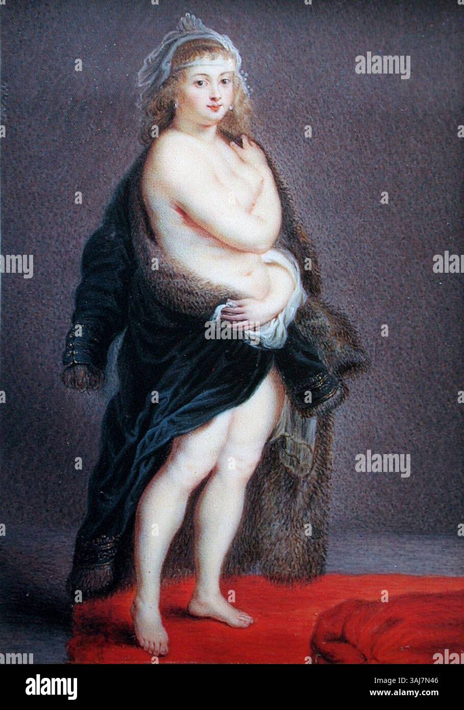 This watercolor and gouache portrait by Wincenty de Lesseur from 1793 depicts Helena Fourment ...