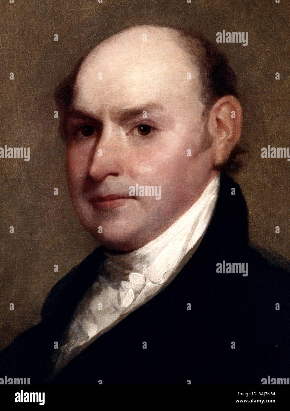 This 1818 portrait of John Quincy Adams, painted by Gilbert Stuart, is ...