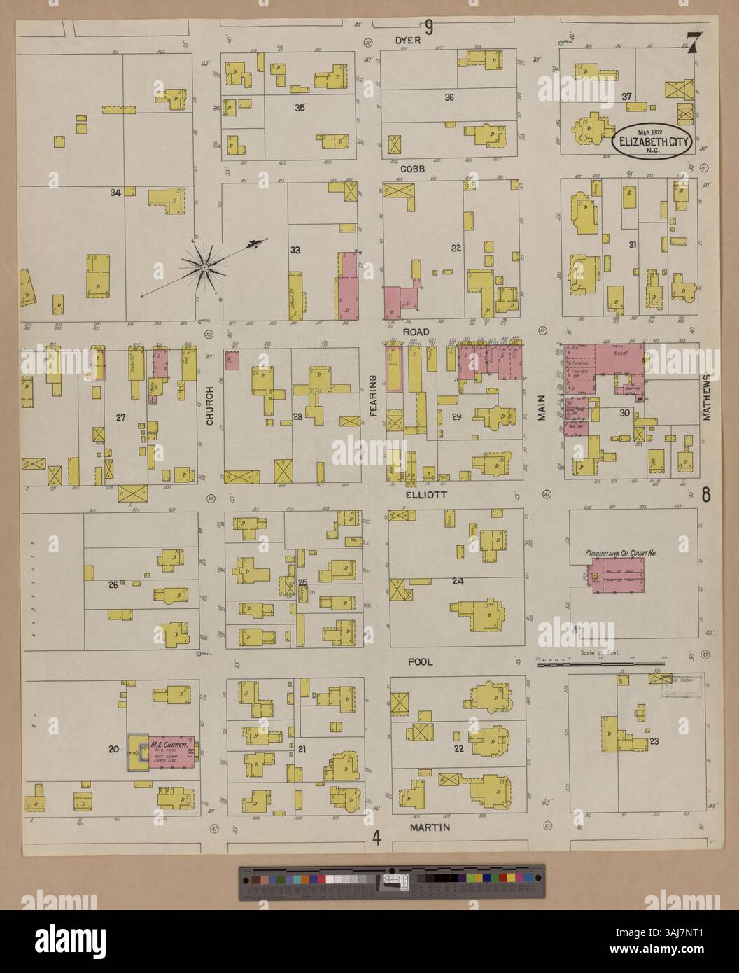 This Sanborn Fire Insurance map from March 1902 illustrates Elizabeth ...