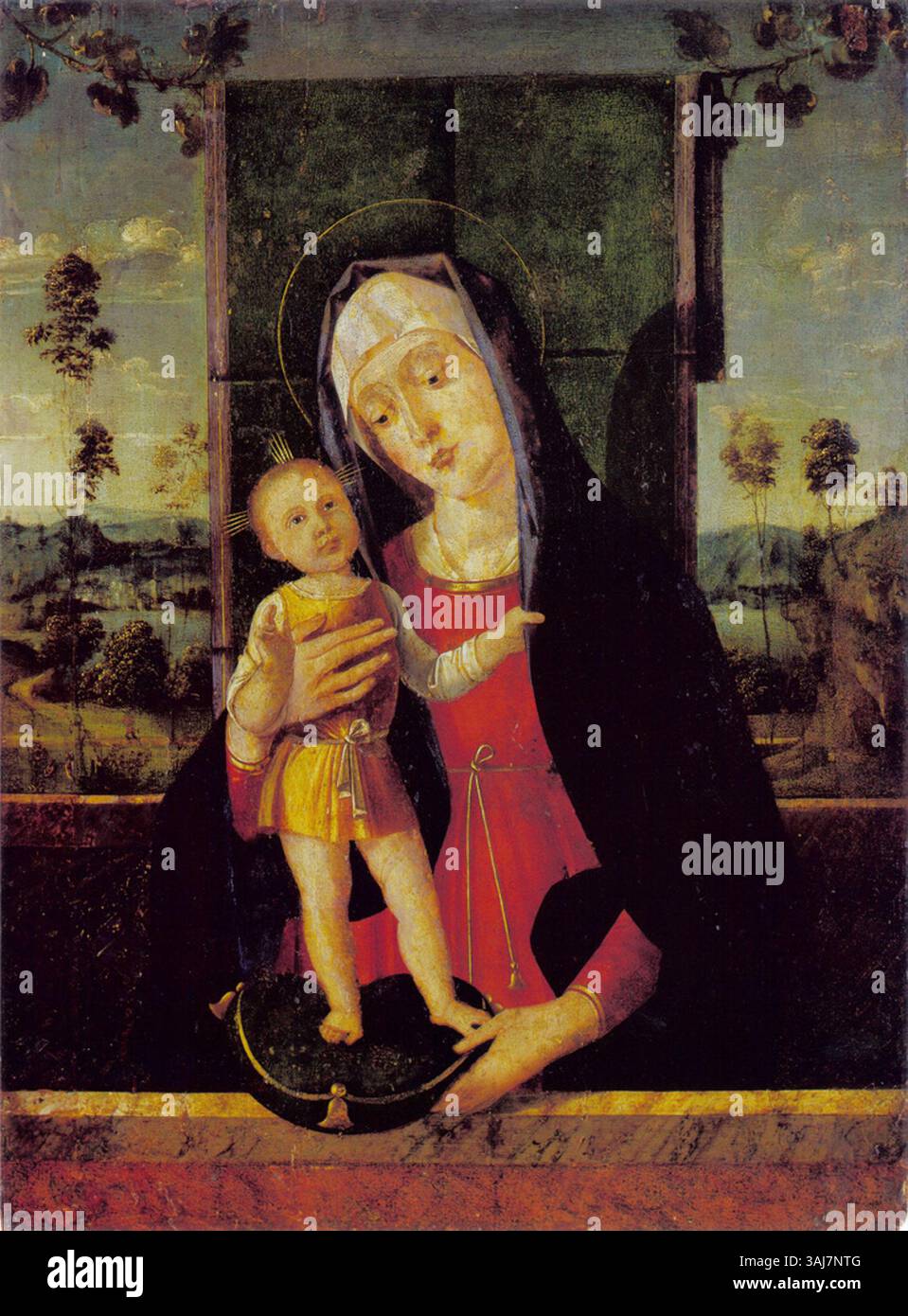 Attributed to the Circle of Alvise Vivarini, 'Maria met kind' (The Virgin and Child, circa 1495 ...