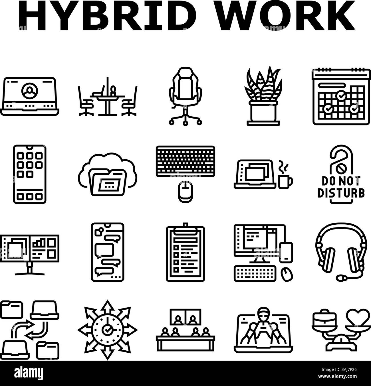 Remote work culture Black and White Stock Photos & Images - Alamy