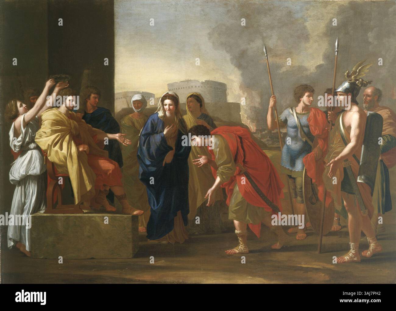 This circa 1726 copy by John Smibert after Nicolas Poussin’s *The ...