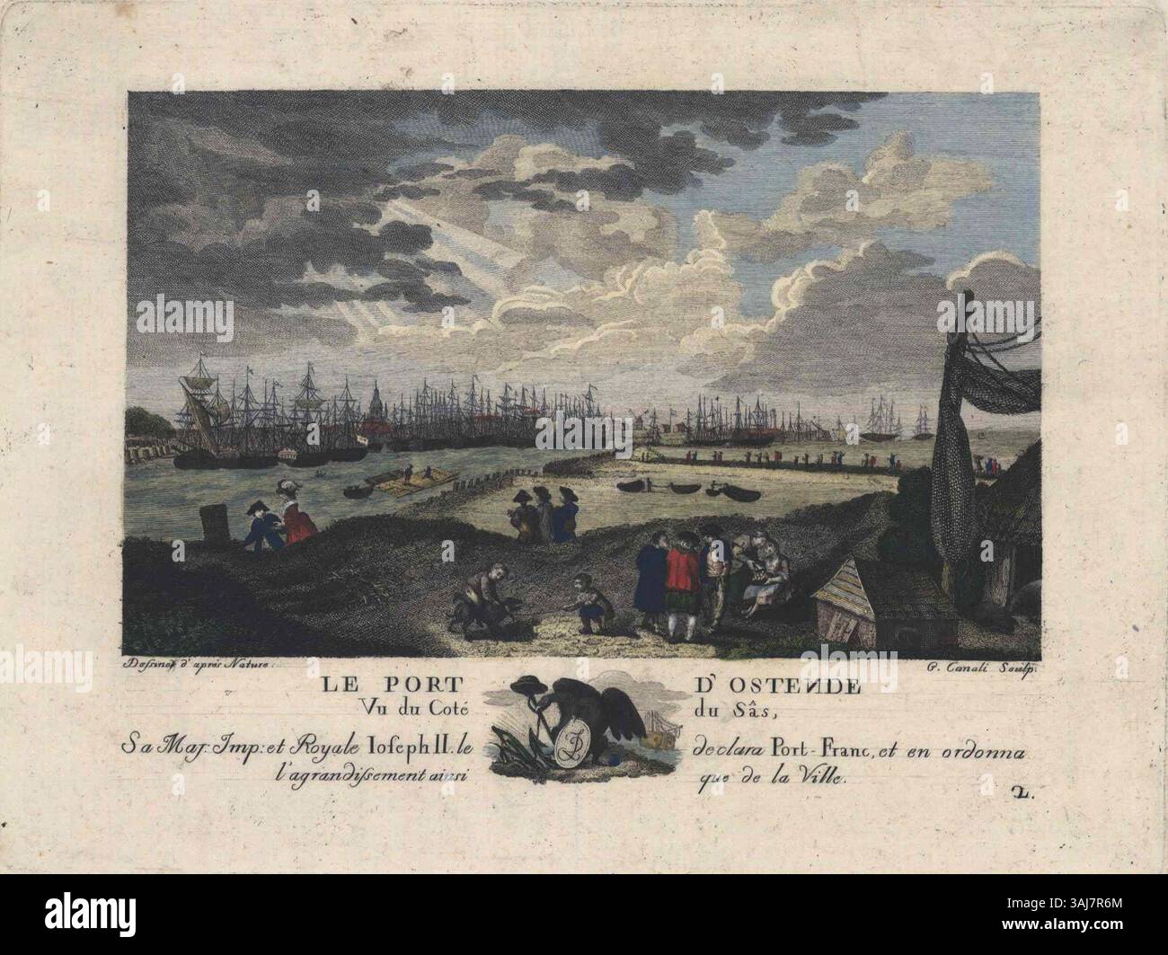 This view of Ostend, painted in 1781 by Giuseppe Canali, captures the ...