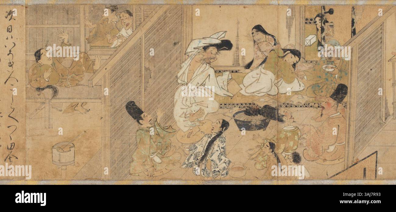 'The Story of a Painter' (Eshi no Soshi) by Fujiwara Nobuzane, created ...