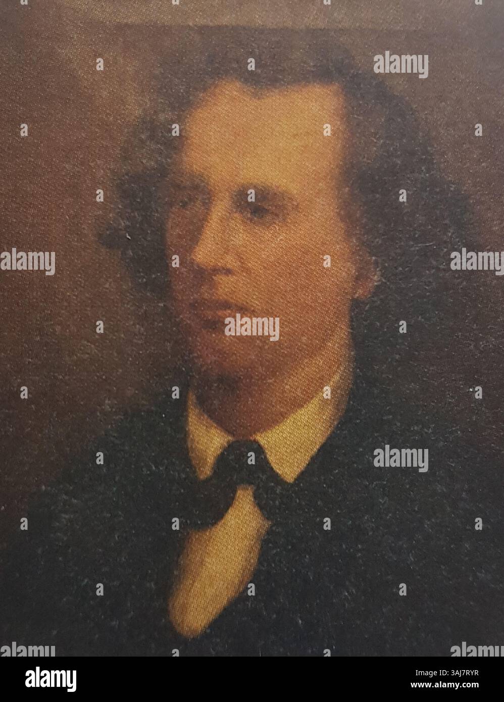 This portrait of Karl Weierstrass, painted by his son Peter Weierstrass ...