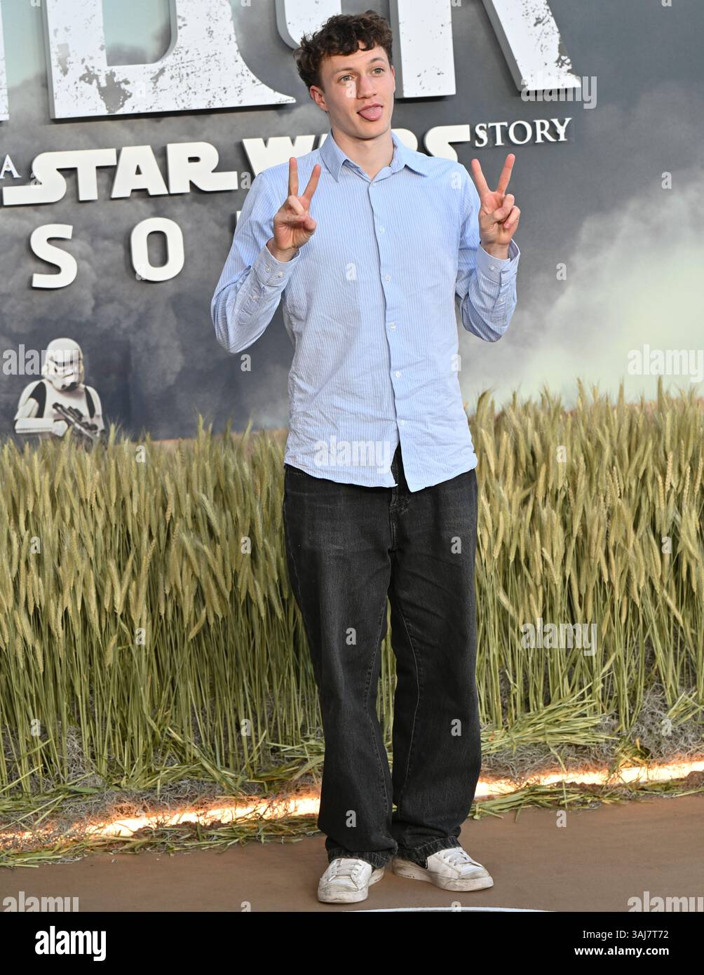 LONDON, ENGLAND - APRIL 10 2025: Noah Williams attends the "Andor ...