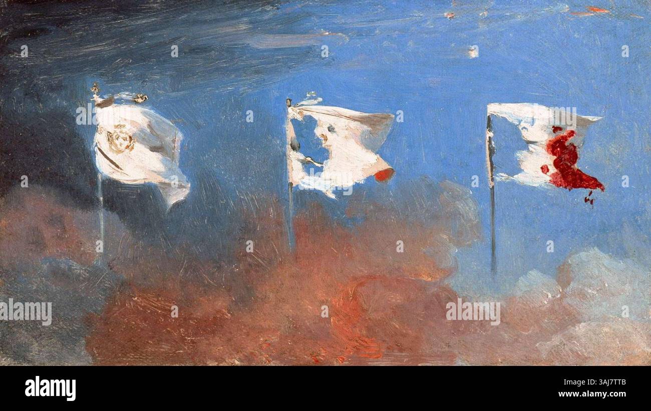 Léon Cogniet's 1830 painting 'Scene of July 1830', also known as 'Les ...