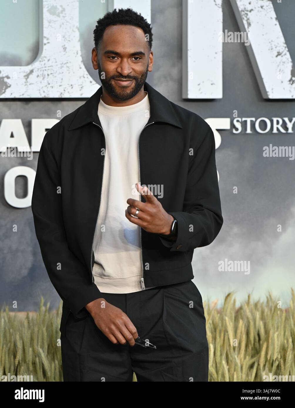 LONDON, ENGLAND - APRIL 10 2025: Tyler Fayose attends the "Andor ...