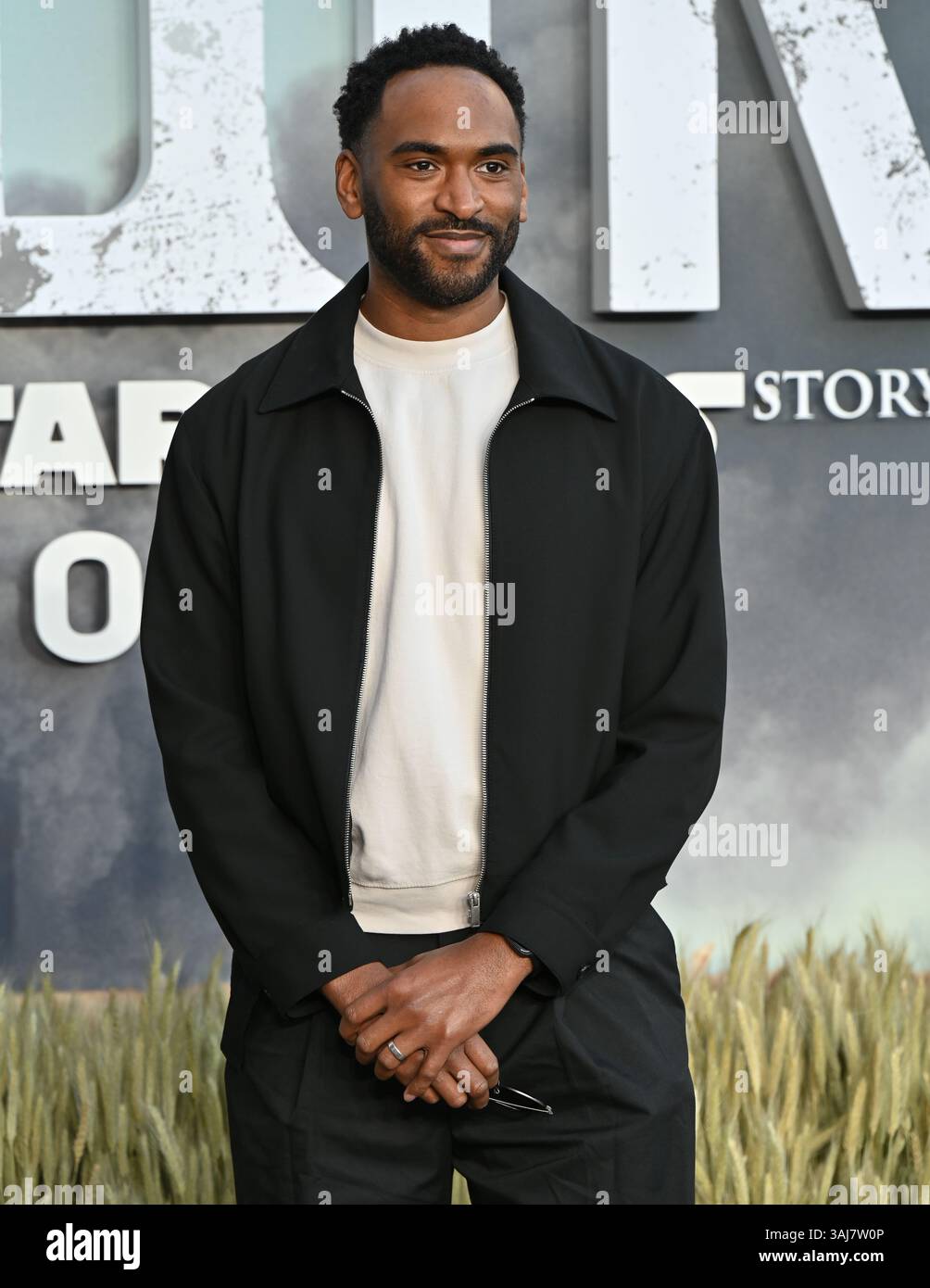 LONDON, ENGLAND - APRIL 10 2025: Tyler Fayose attends the "Andor ...