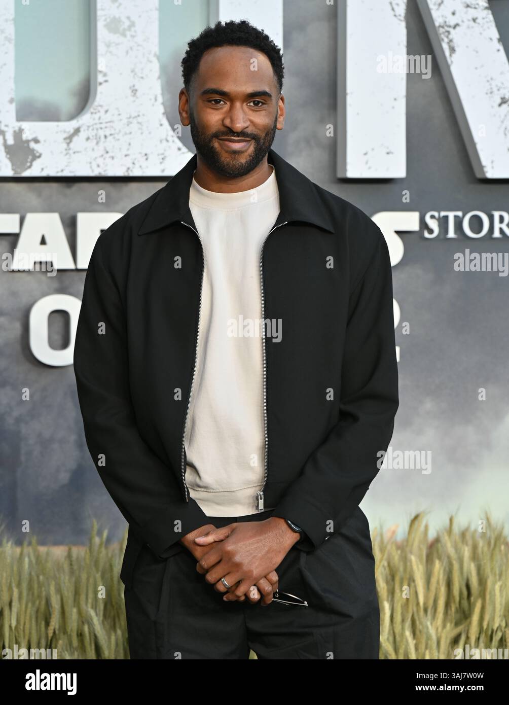 LONDON, ENGLAND - APRIL 10 2025: Tyler Fayose attends the "Andor ...