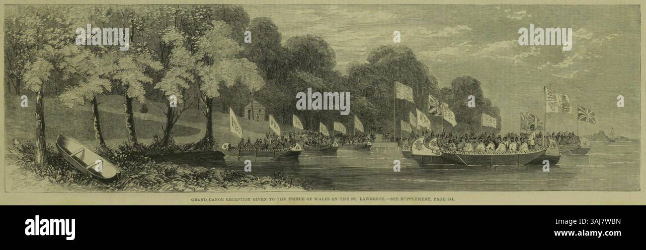 An illustration from The Illustrated London News, showing the grand ...