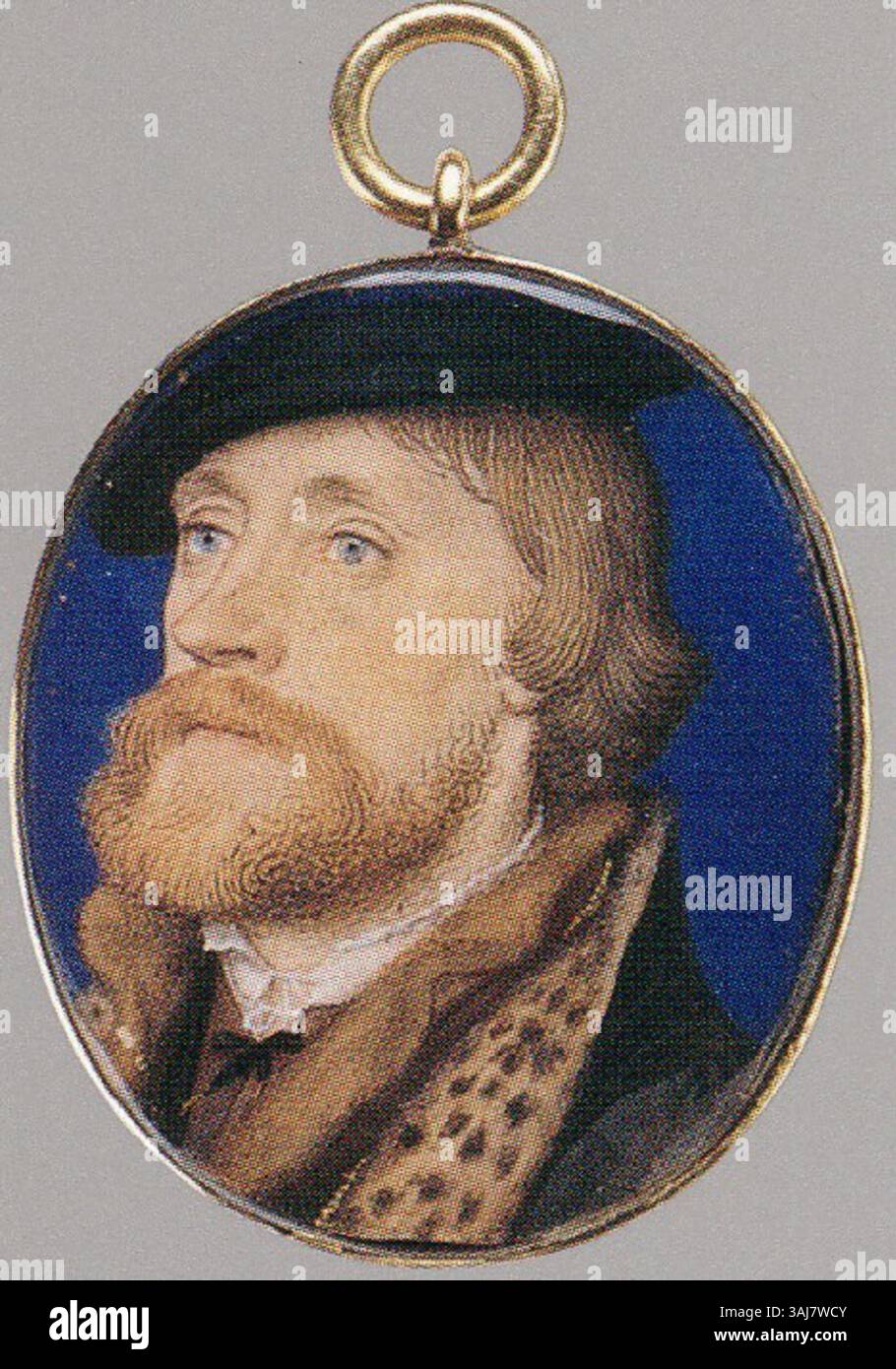 A 16th-century portrait of Thomas Wriothesley, 1st Earl of Southampton ...