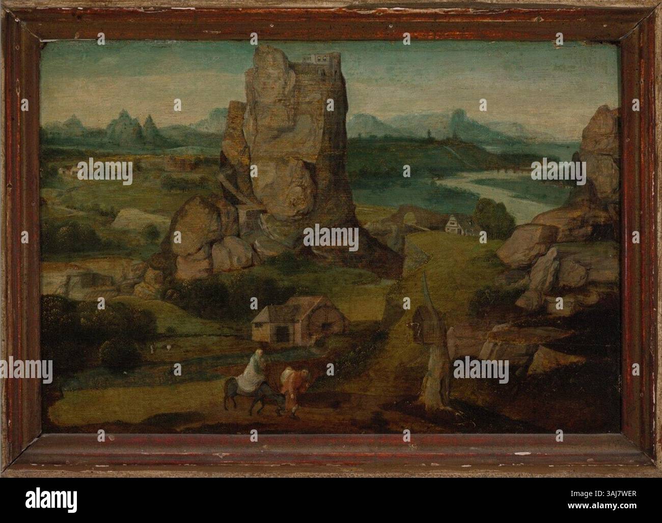 'Landscape with the Flight into Egypt' (1500-1524) depicts the Holy Family's escape to Egypt ...