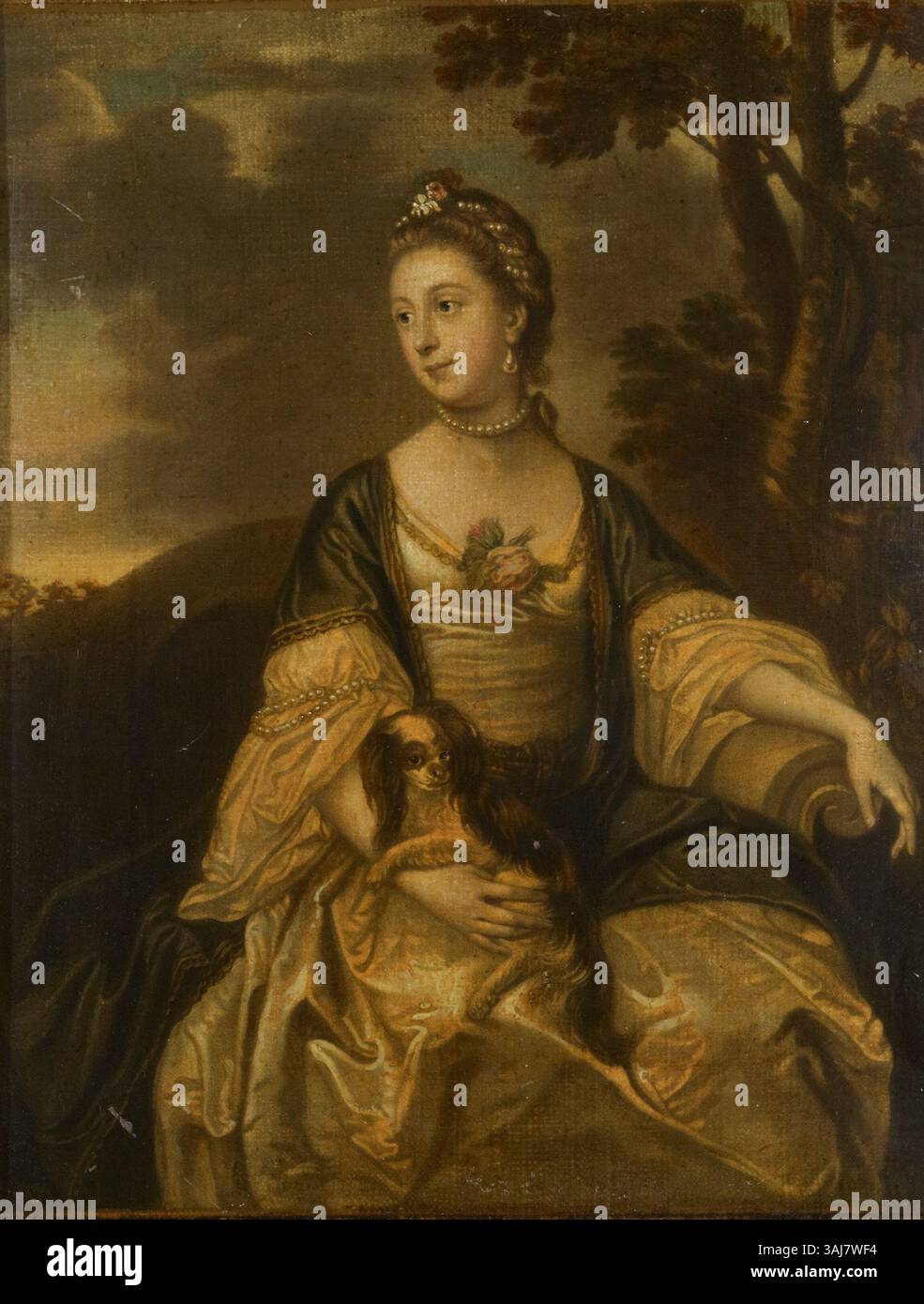 This portrait, created after Sir Joshua Reynolds, depicts Caroline ...