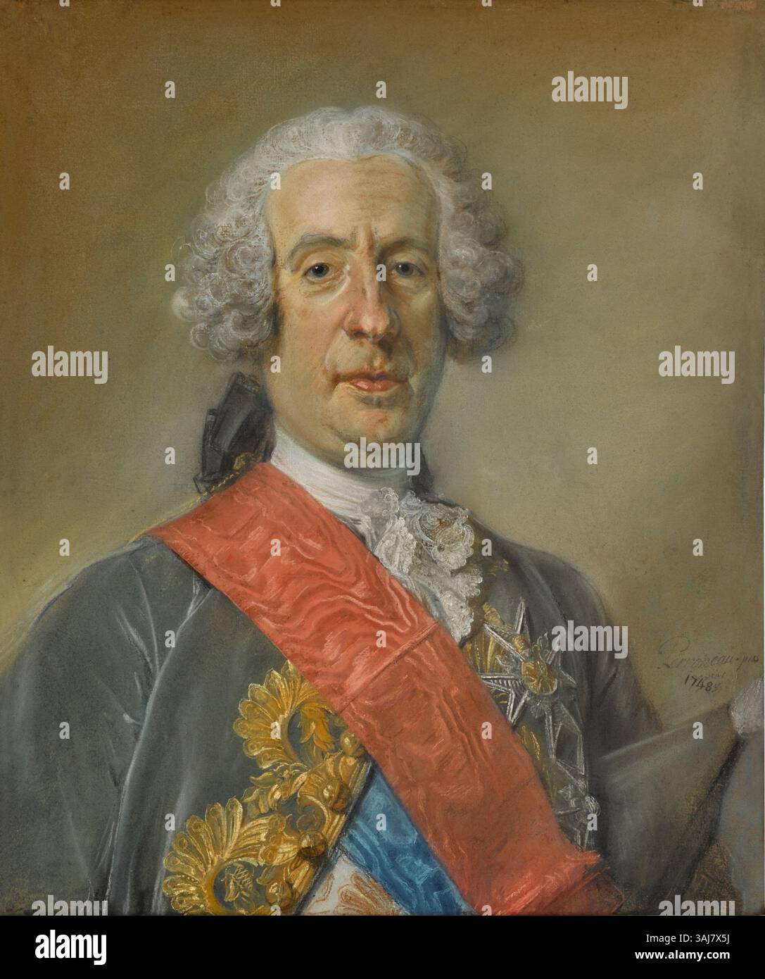 This portrait by Jean-Baptiste Perronneau, dated 1748, depicts Giacomo ...