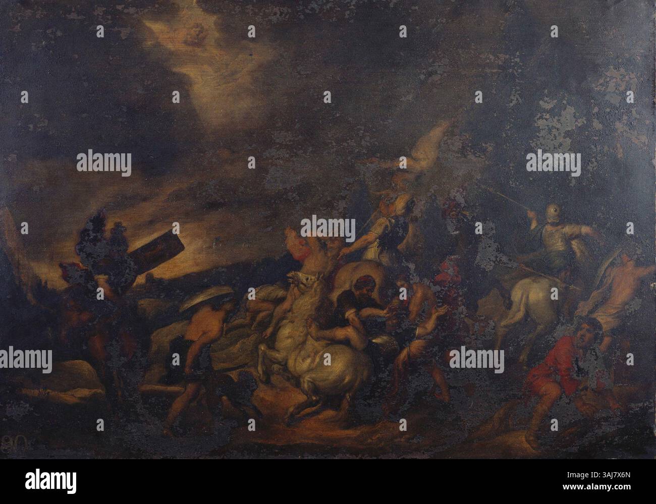 The Conversion of Saint Paul, painted by Vincent Malo the Elder ...