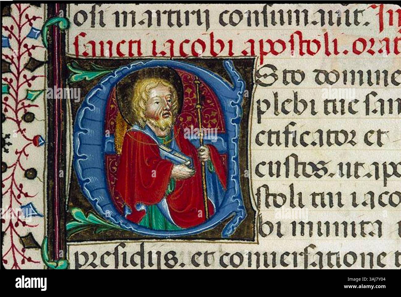 This 15th-century manuscript detail from the 'Bréviaire de Marie de ...