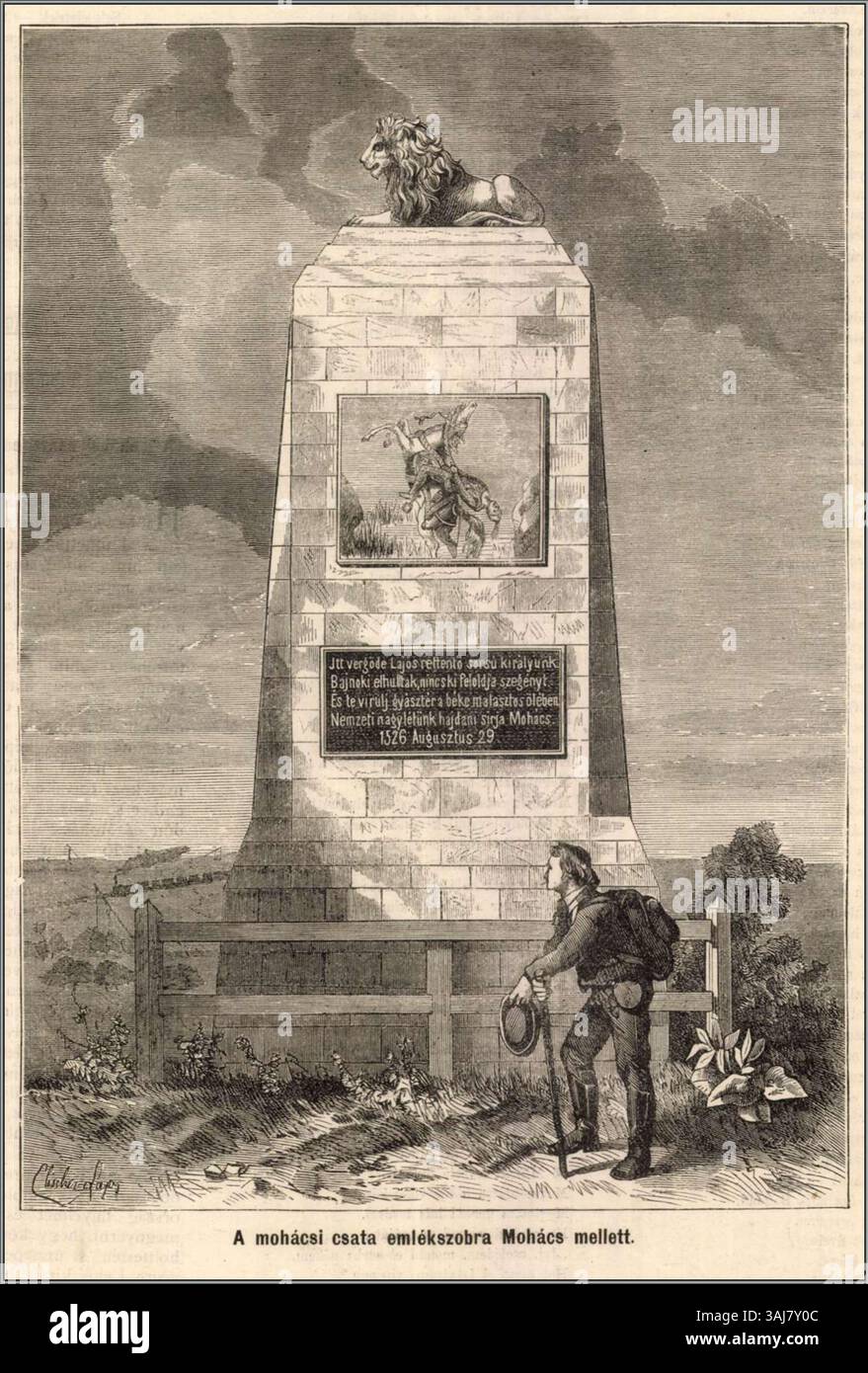 This drawing by Lajos Elischer, from the 1874 publication *Magyarország ...