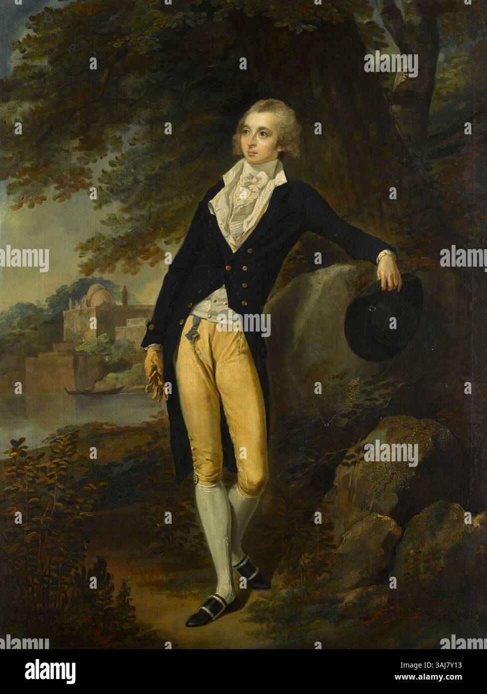 This portrait by Arthur William Devis, dating to the 18th century, is ...