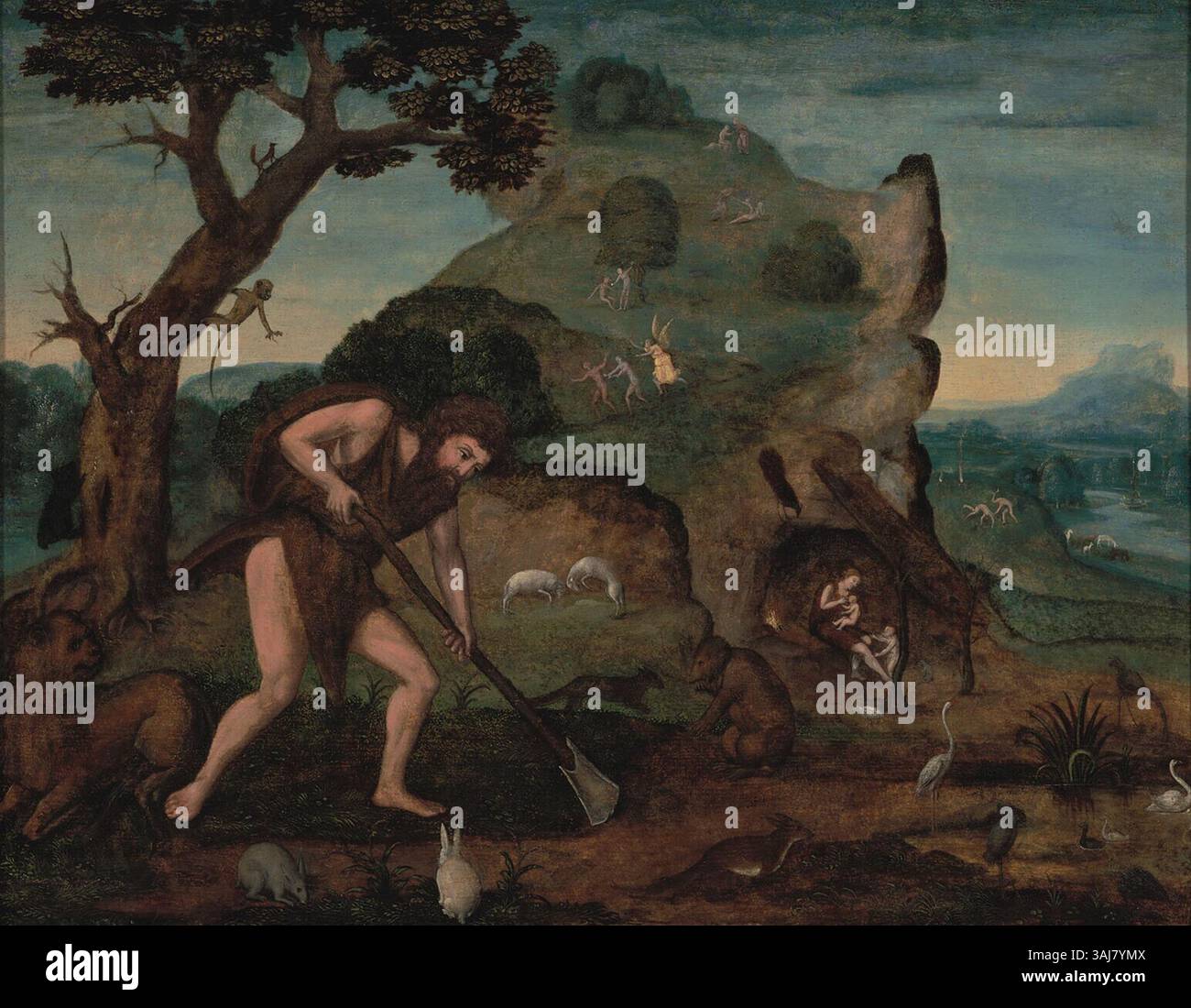 This painting, created between 1500 and 1549, depicts the Biblical ...