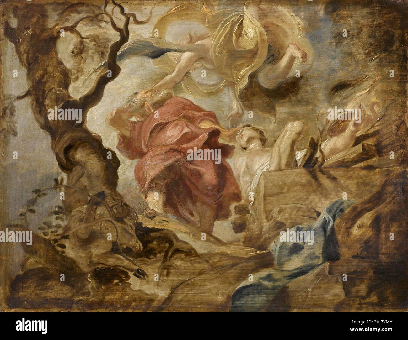 Peter Paul Rubens’ ‘The Sacrifice of Isaac’, created around 1620 ...