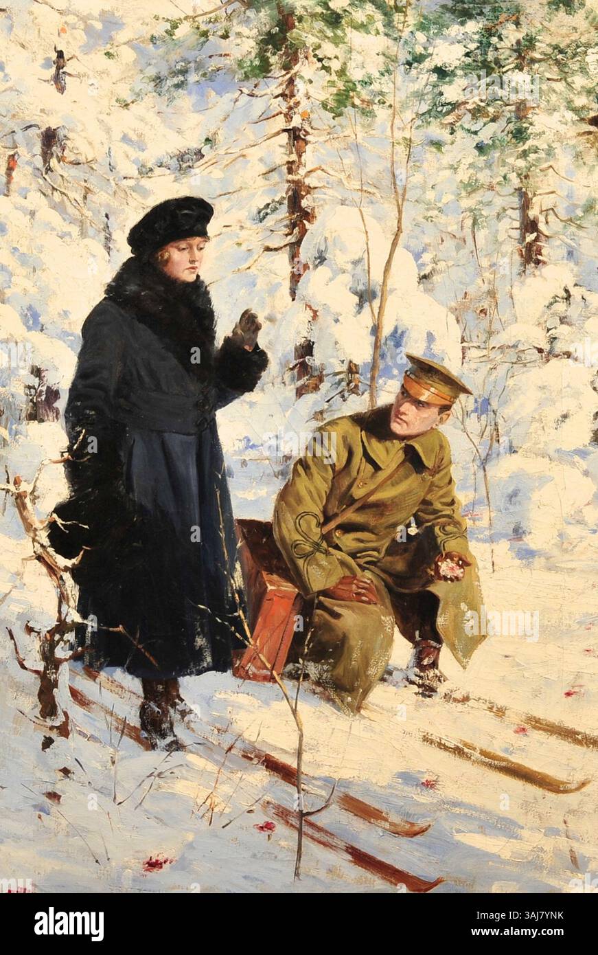 The frontispiece illustration for the 1920 edition of 'Resurrection ...