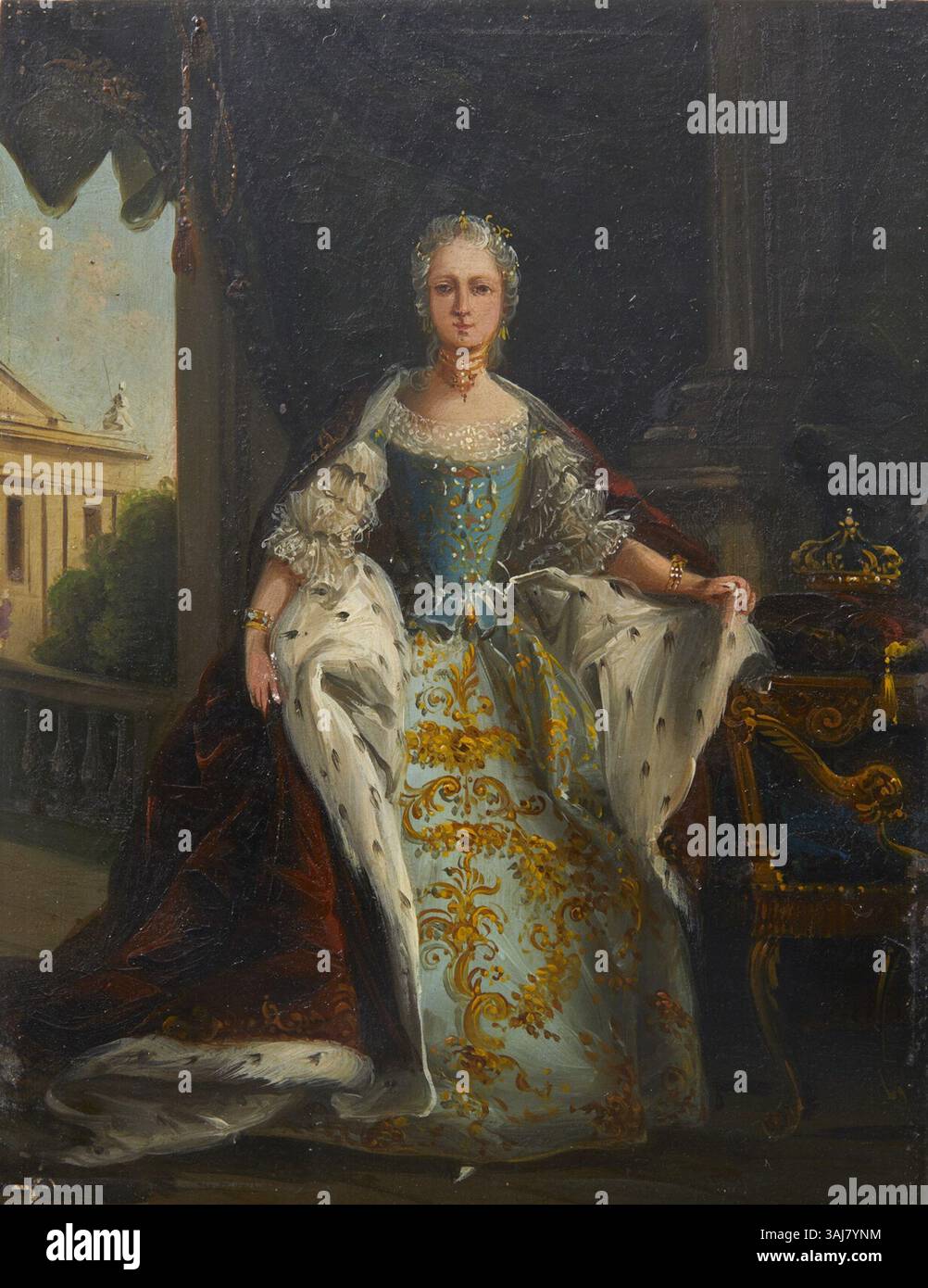 This 18th-century pair of paintings, attributed to a French artist ...