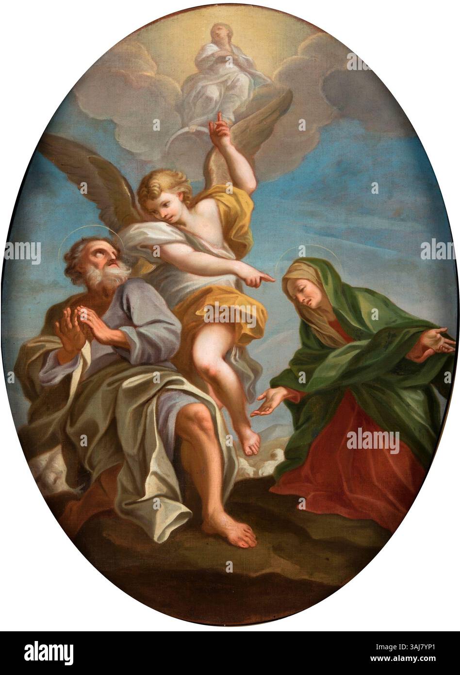 Szymon Czechowicz's 1741 oil on canvas painting depicts the ...