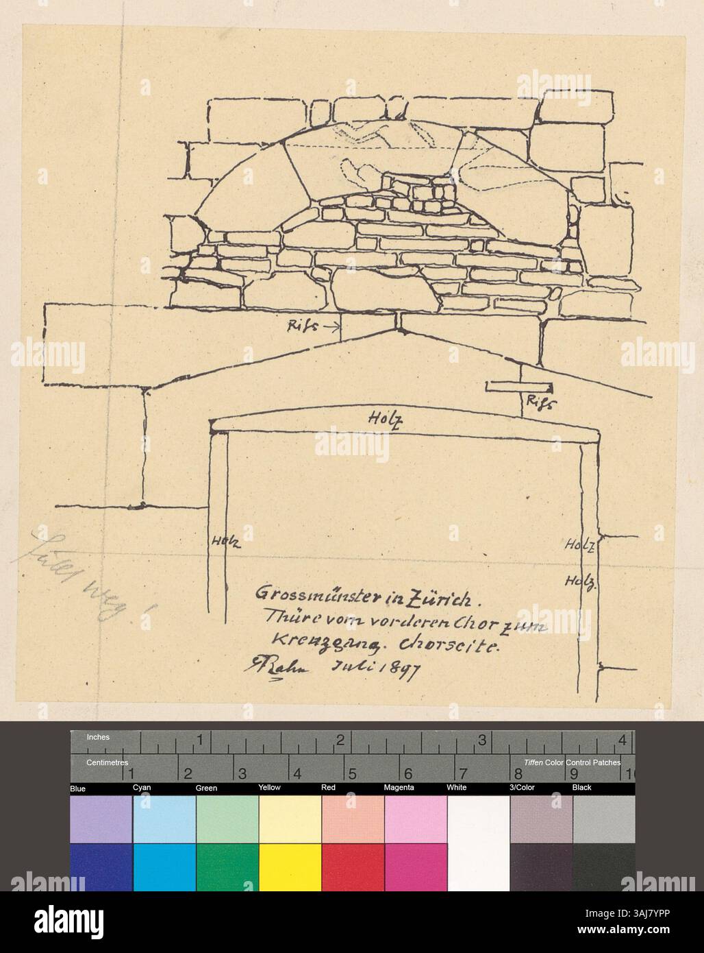 This work from Johann Rudolf Rahn, created in 1897, illustrates the ...