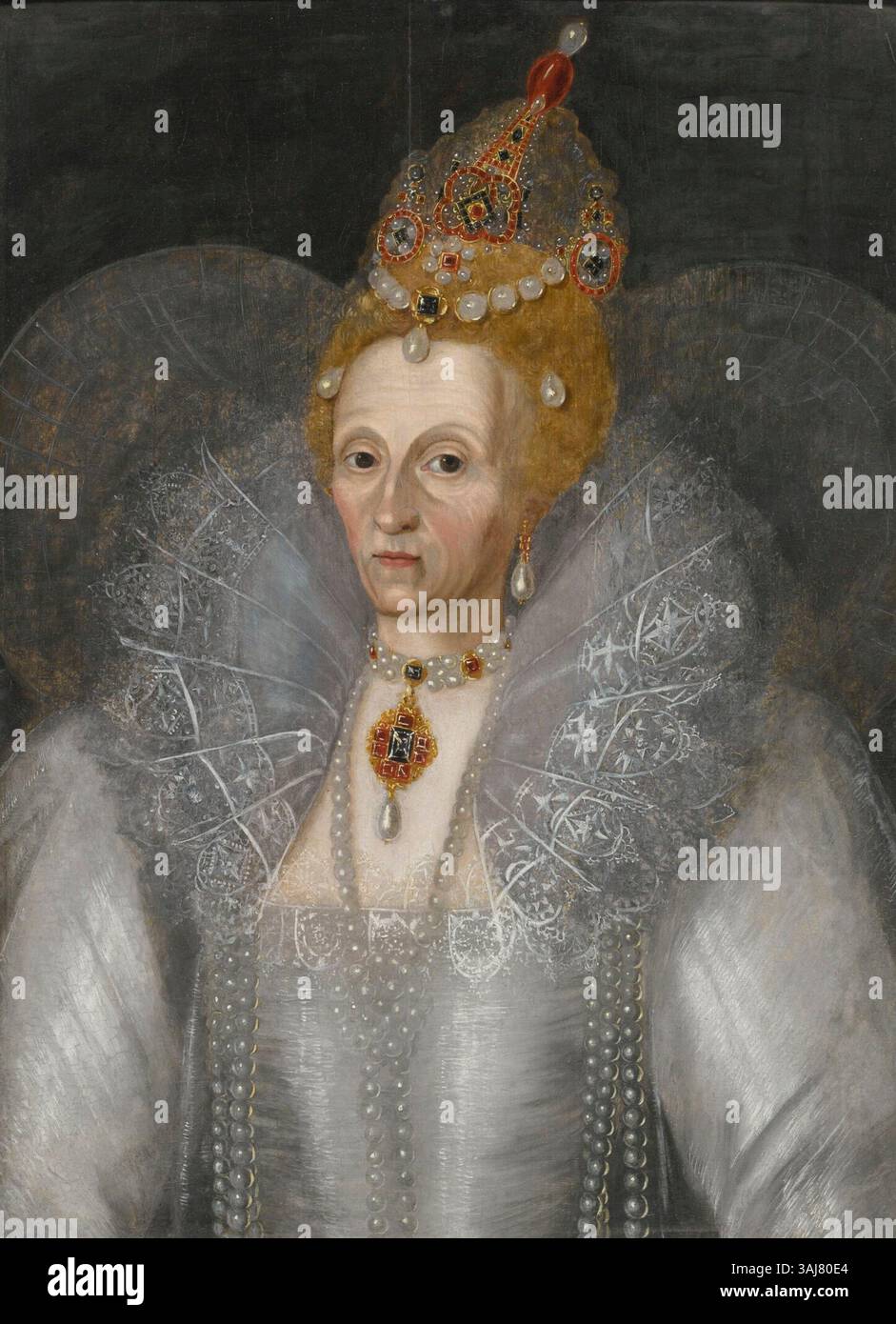 This 16th-century oil painting after Marcus Gheeraerts the Younger ...