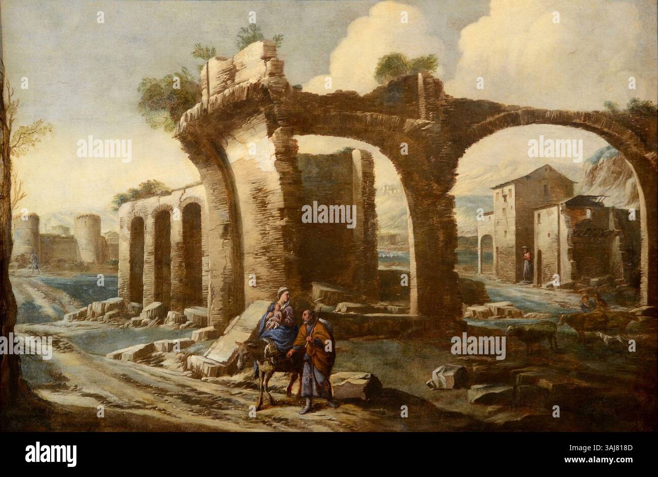 Antonio Travi's 'Landscape with Ruins and a Biblical Scene' (1628–1665 ...
