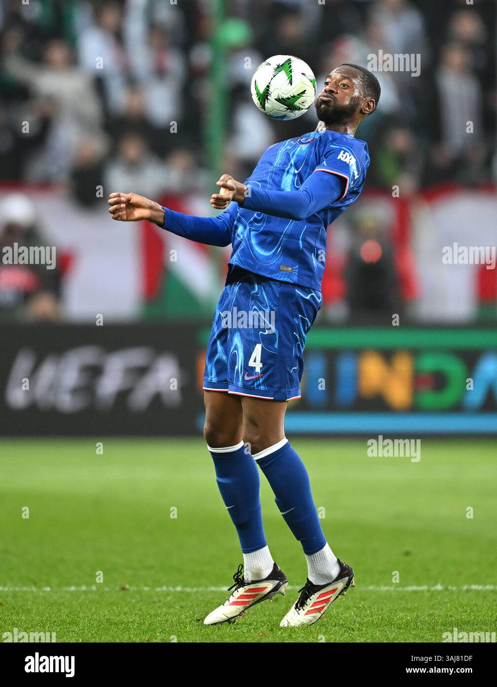 Chelsea's Tosin Adarabioyo during the UEFA Conference League quarter-final, first leg match at ...