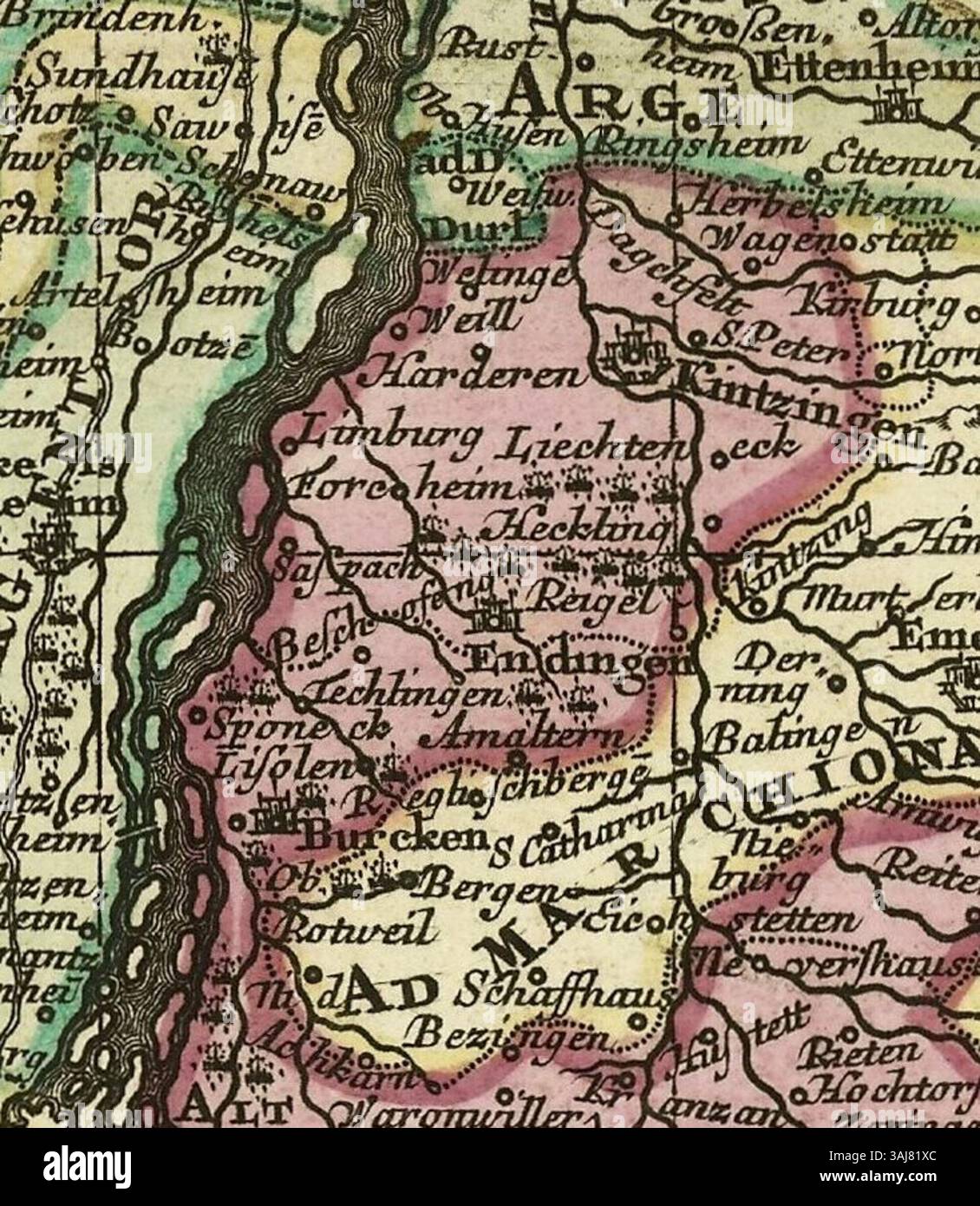 This 18th-century map by Matthäus Seutter, created between 1740 and ...