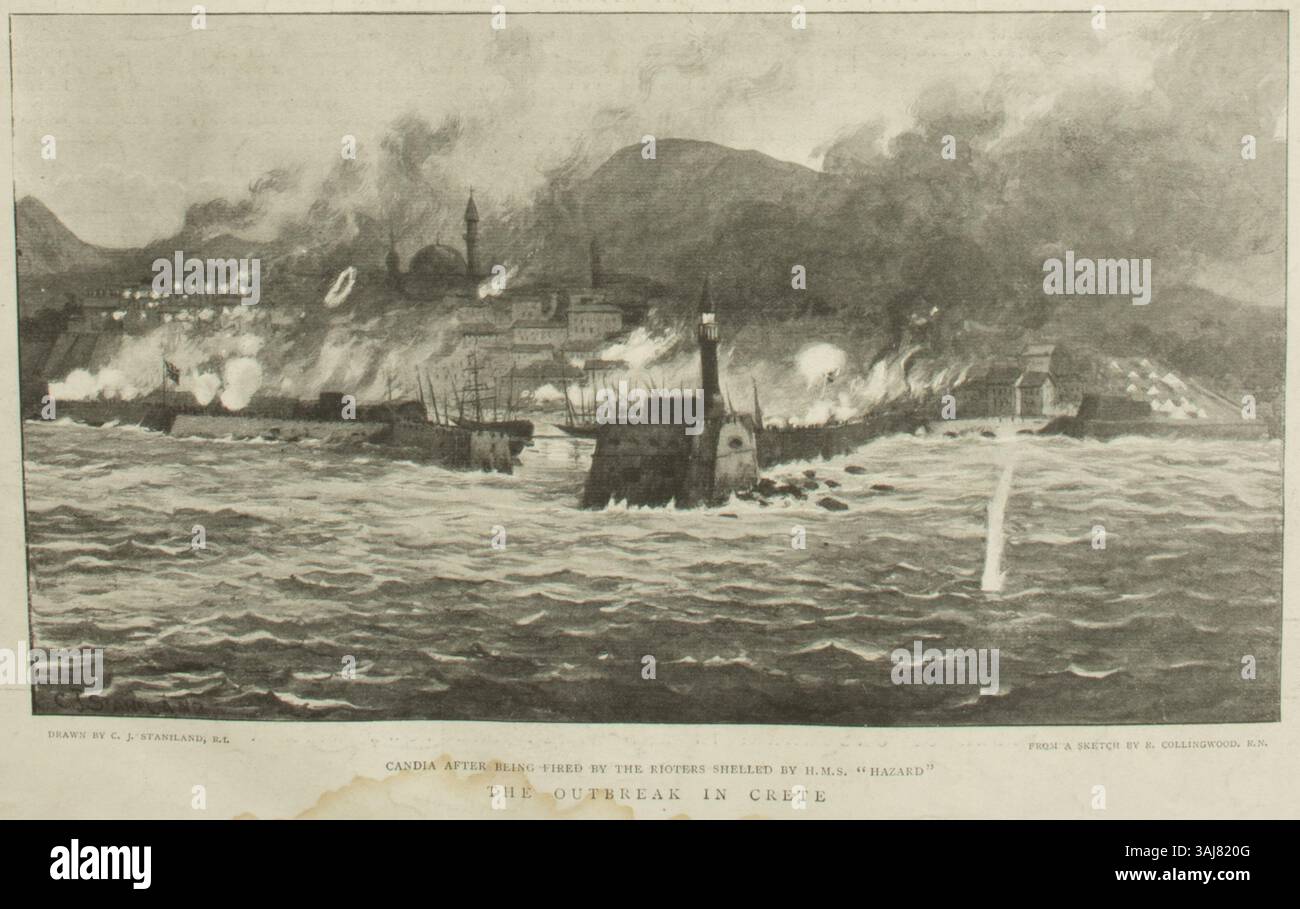 This illustration from 'The Graphic' (24 September 1898) depicts the ...