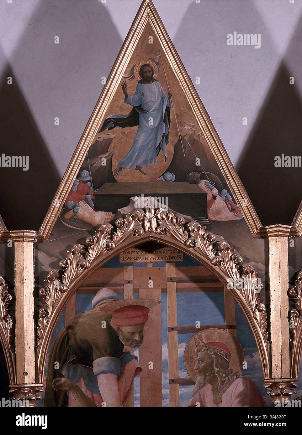 Lorenzo Monaco's 'Resurrection of Christ' altarpiece, painted before ...