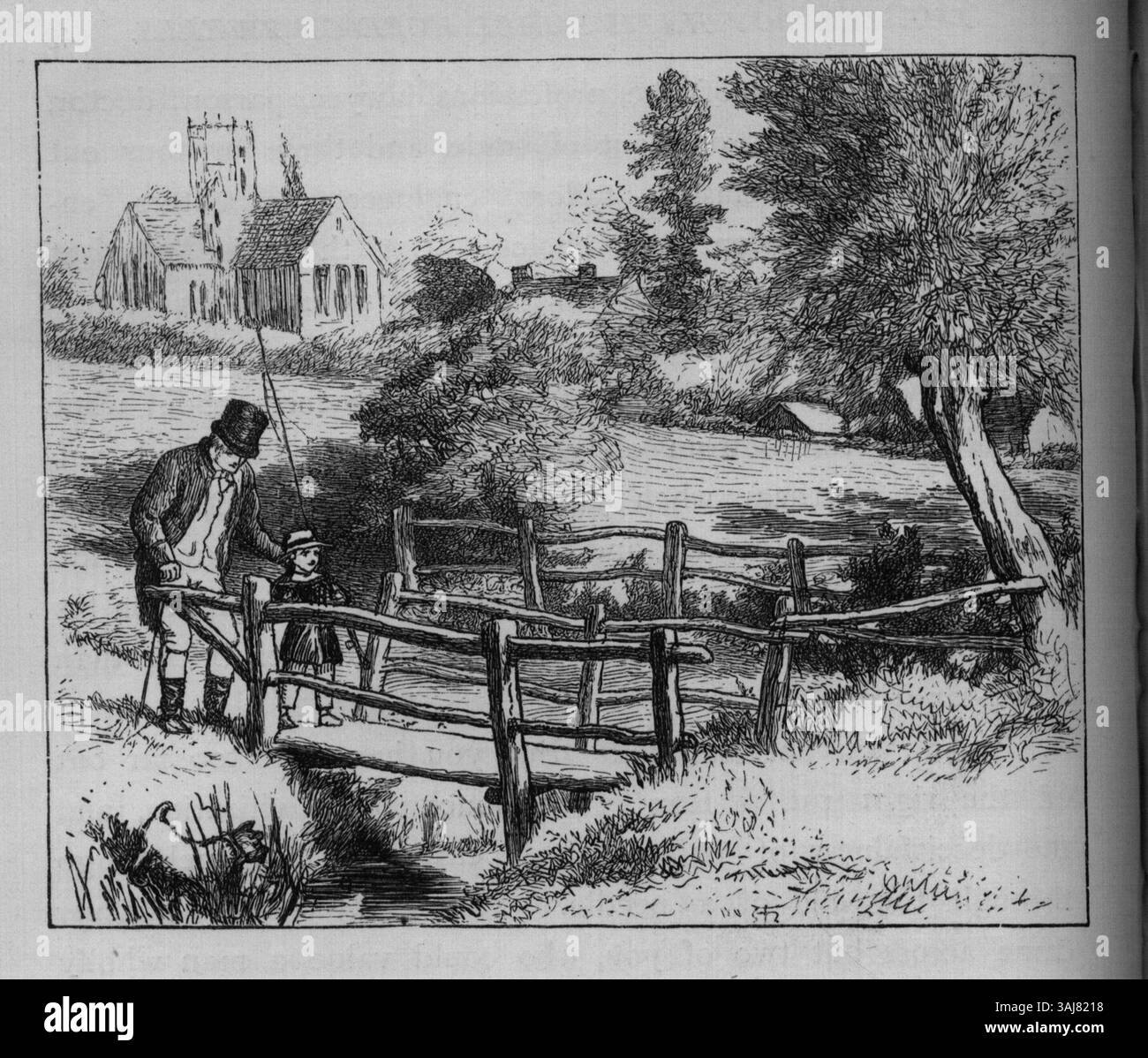 An illustration from the 1869 edition of 'Tom Brown's School Days ...