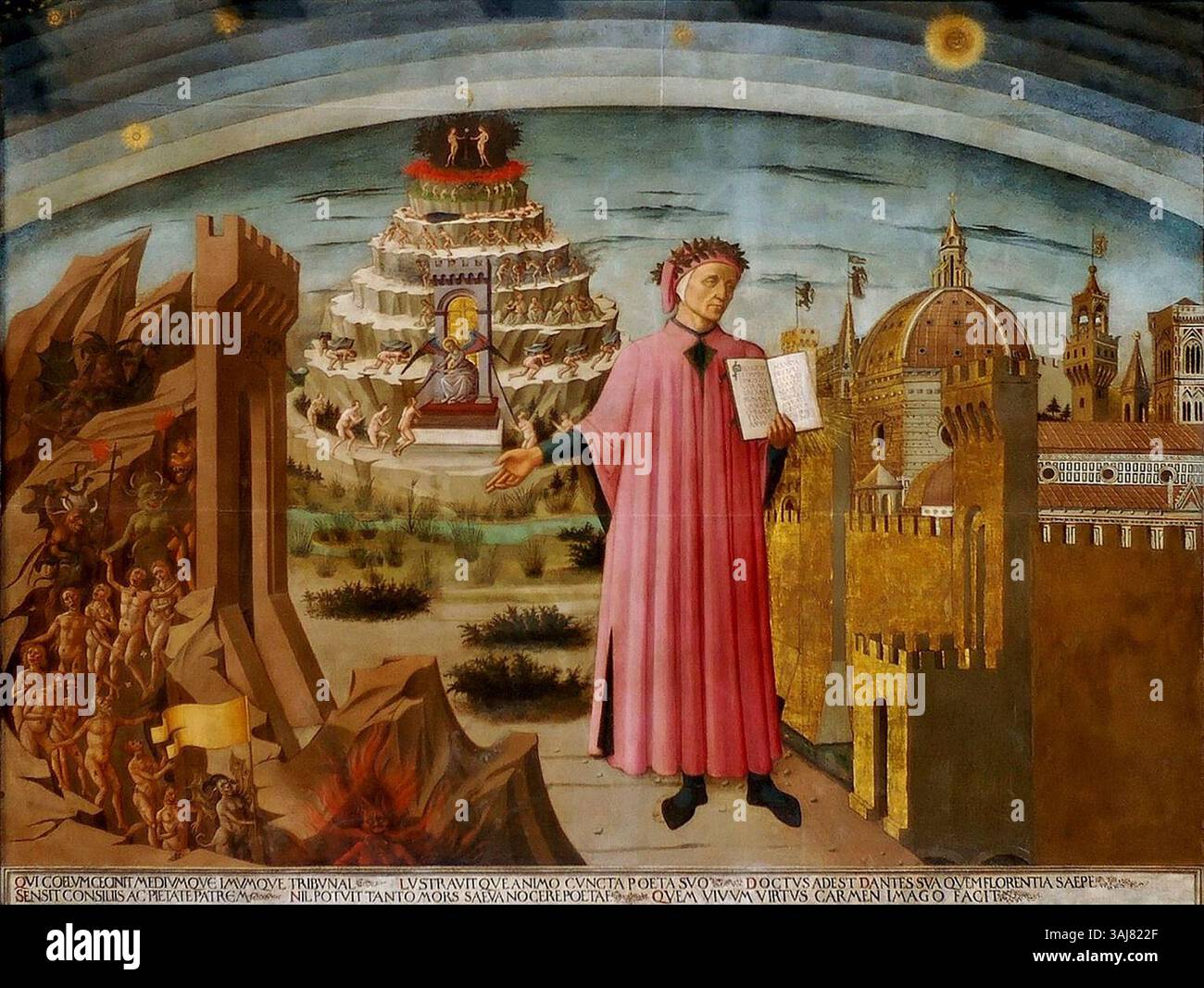 Dante inferno fresco hi-res stock photography and images - Alamy