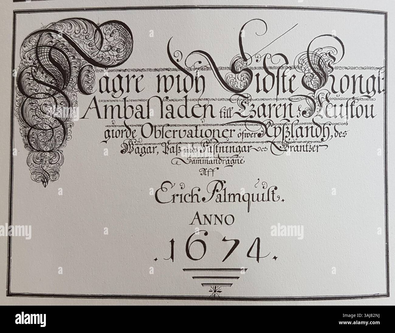 The title page of a collection of drawings featuring the Russian tsar ...