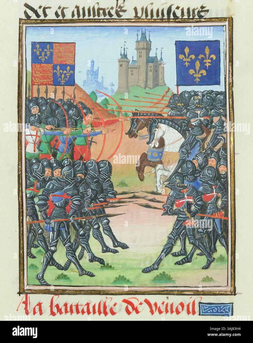 This illumination from 'La Cronicque du temps de tres chrestien roy ...