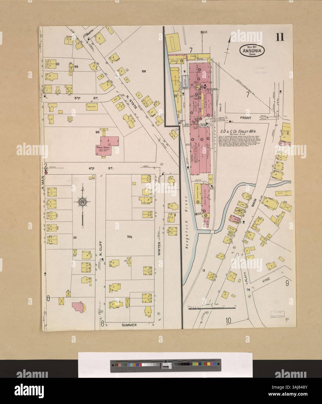 This Sanborn Fire Insurance map from November 1911 illustrates the ...