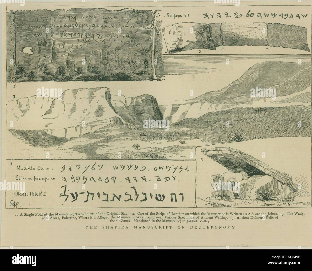 Shapira manuscript of deuteronomy hi-res stock photography and images - Alamy