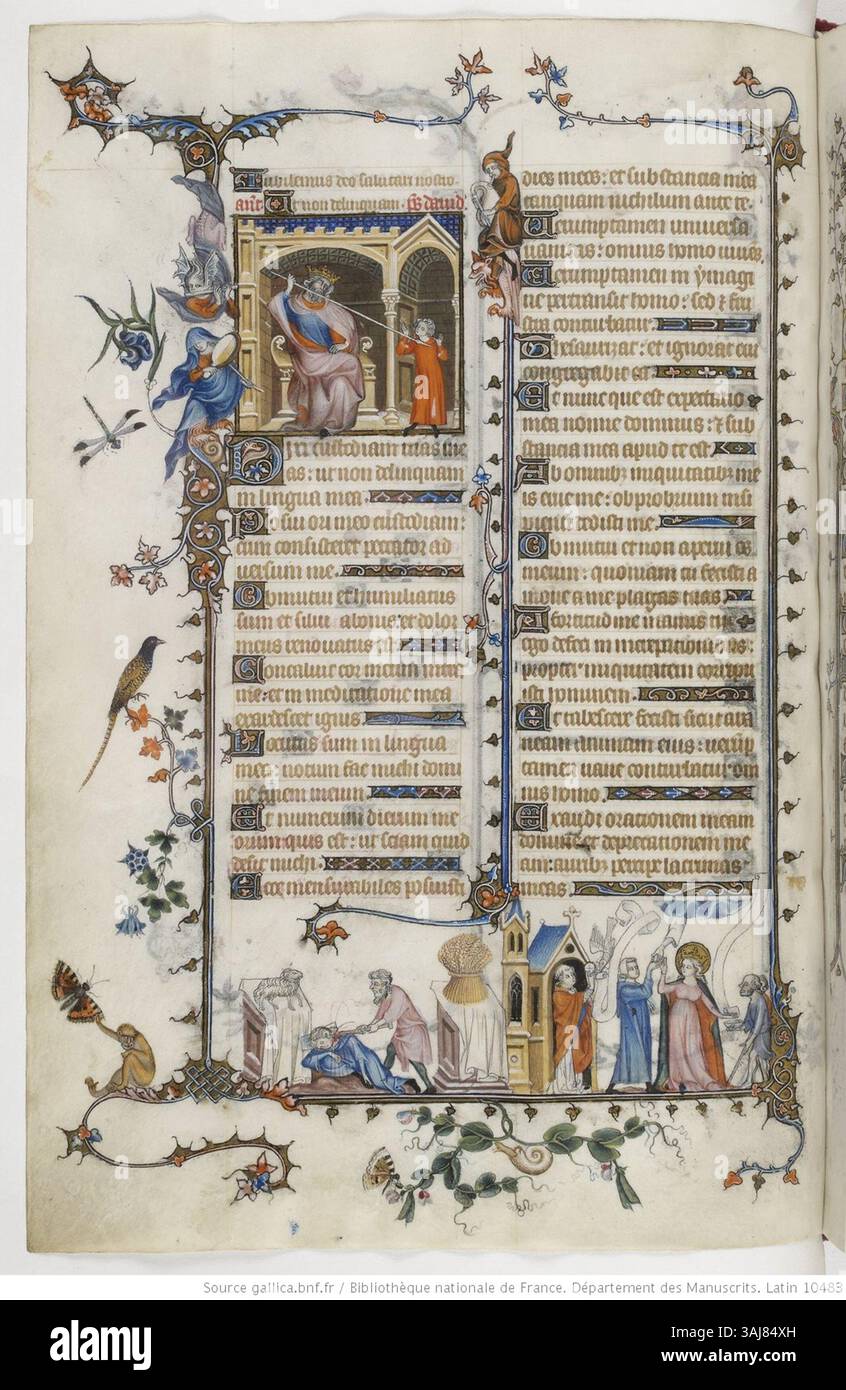 The 'Bréviaire de Belleville' by Jean Pucelle and his atelier, created ...