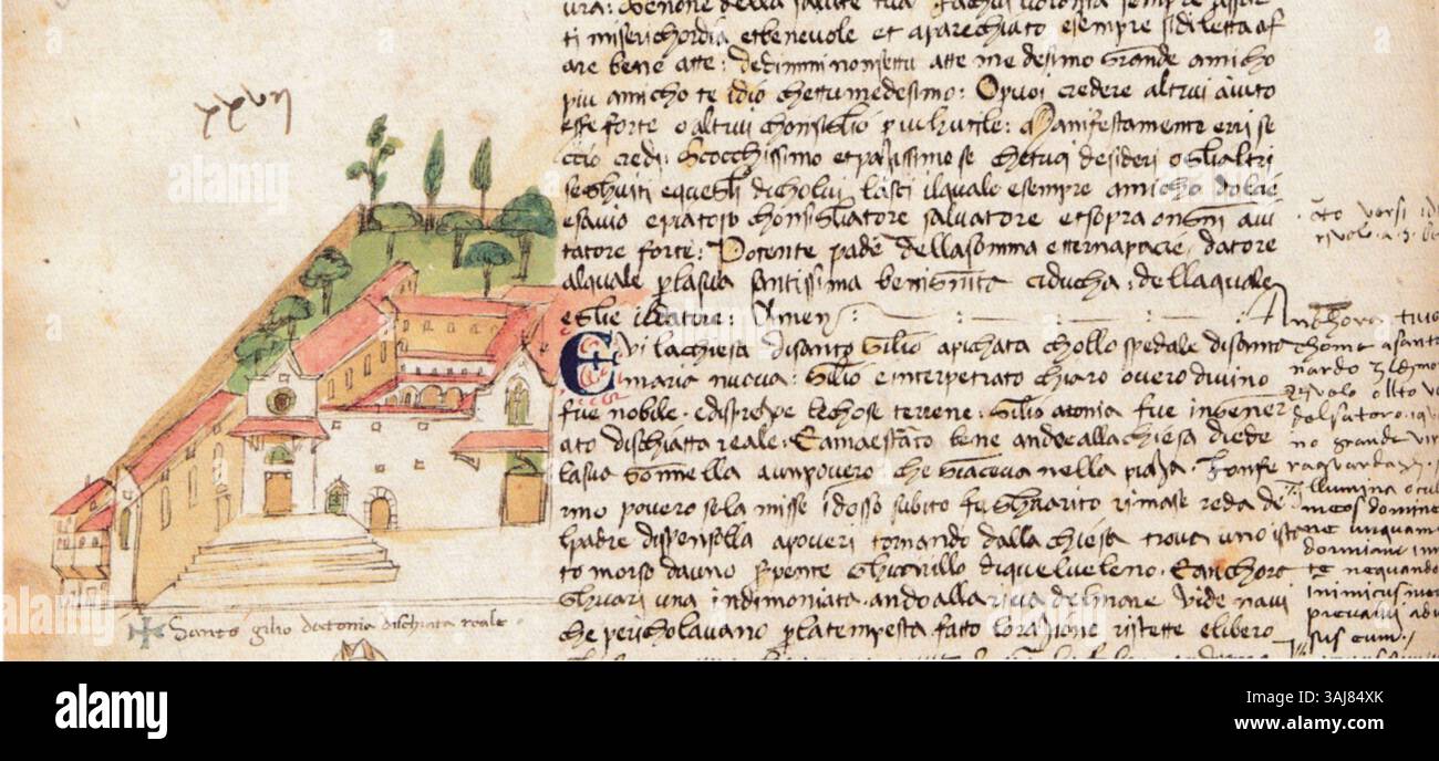A scene from the Codice rustici series, featuring the Mercado Vecchio ...
