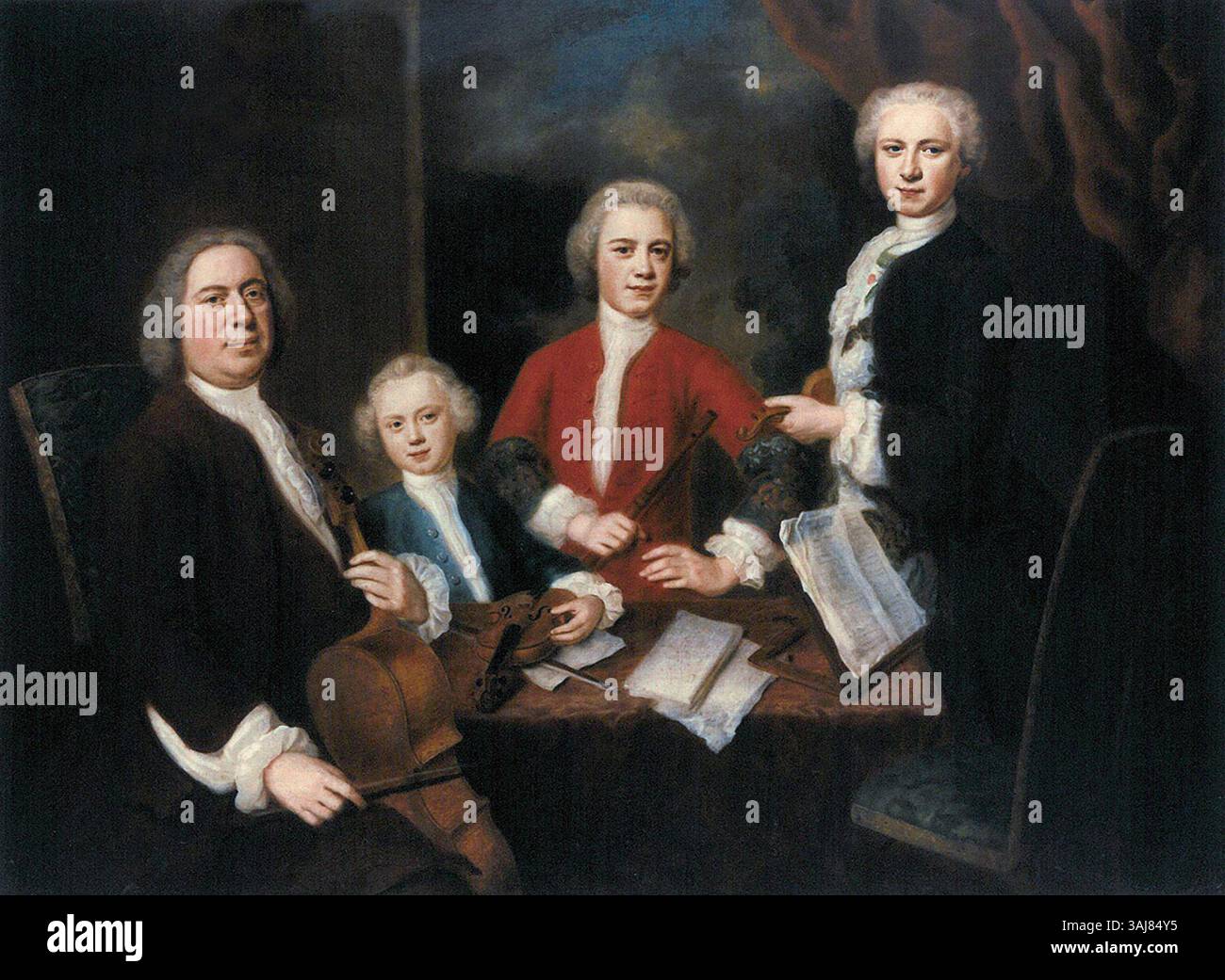 This circa 1730 painting, attributed to Balthasar Denner, depicts a ...