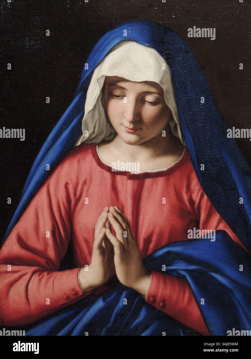 'Vierge en oraison' (The Virgin in Prayer) is a 17th-century oil ...